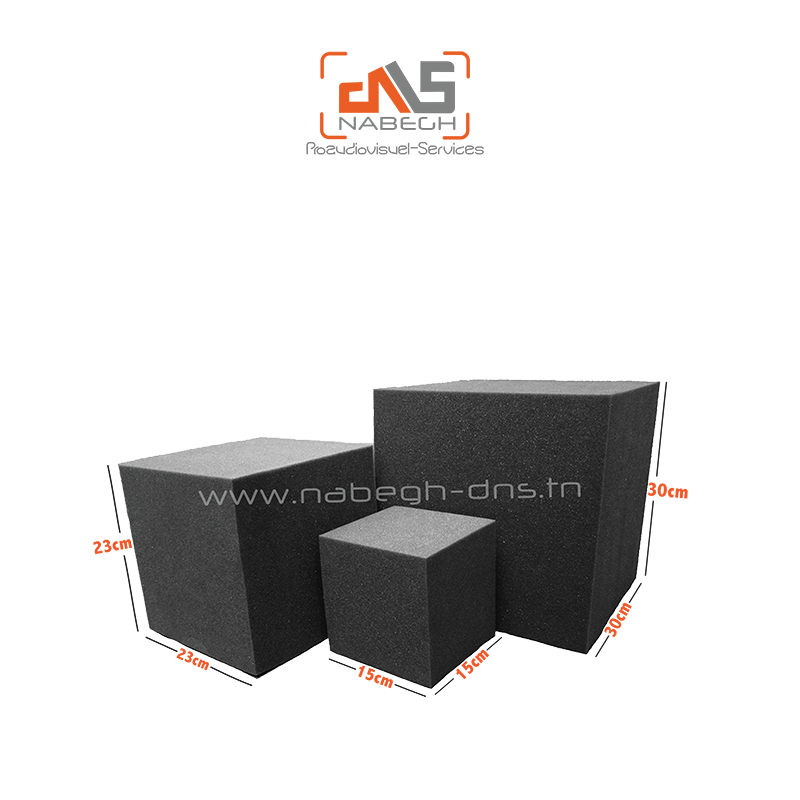 Cube en mousse